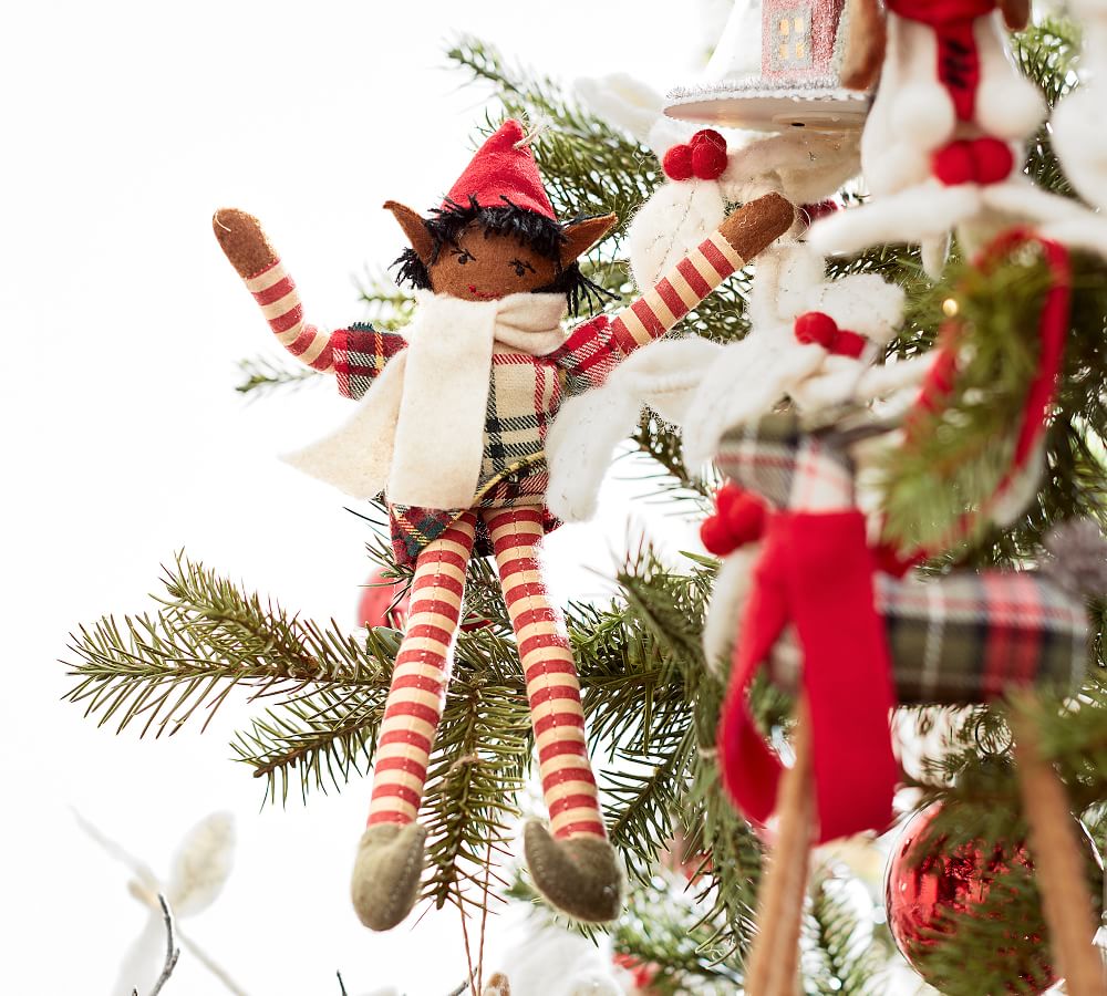 Jingle the Long Leg Elf Ornament | Pottery Barn
