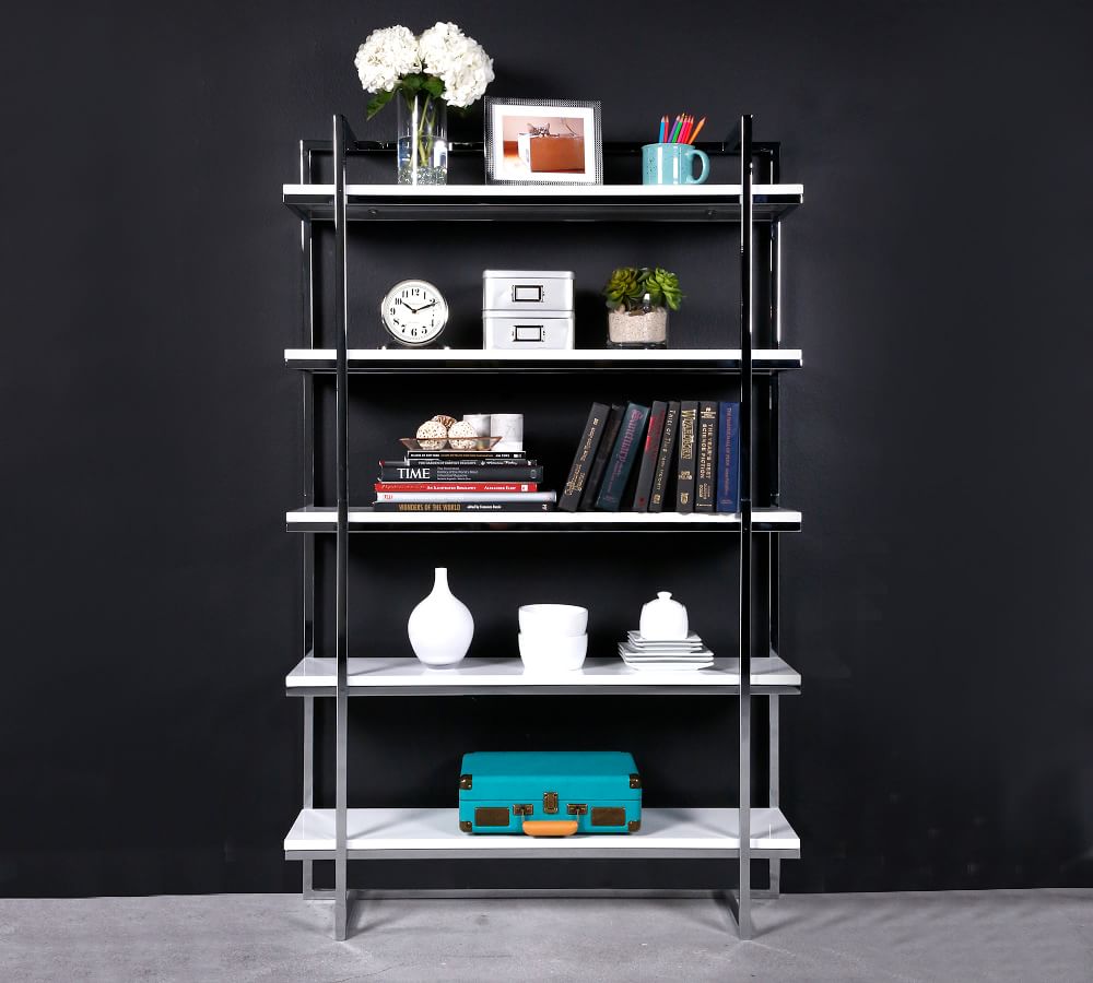 Gates 39" x 62" Etagere Bookcase | Pottery Barn