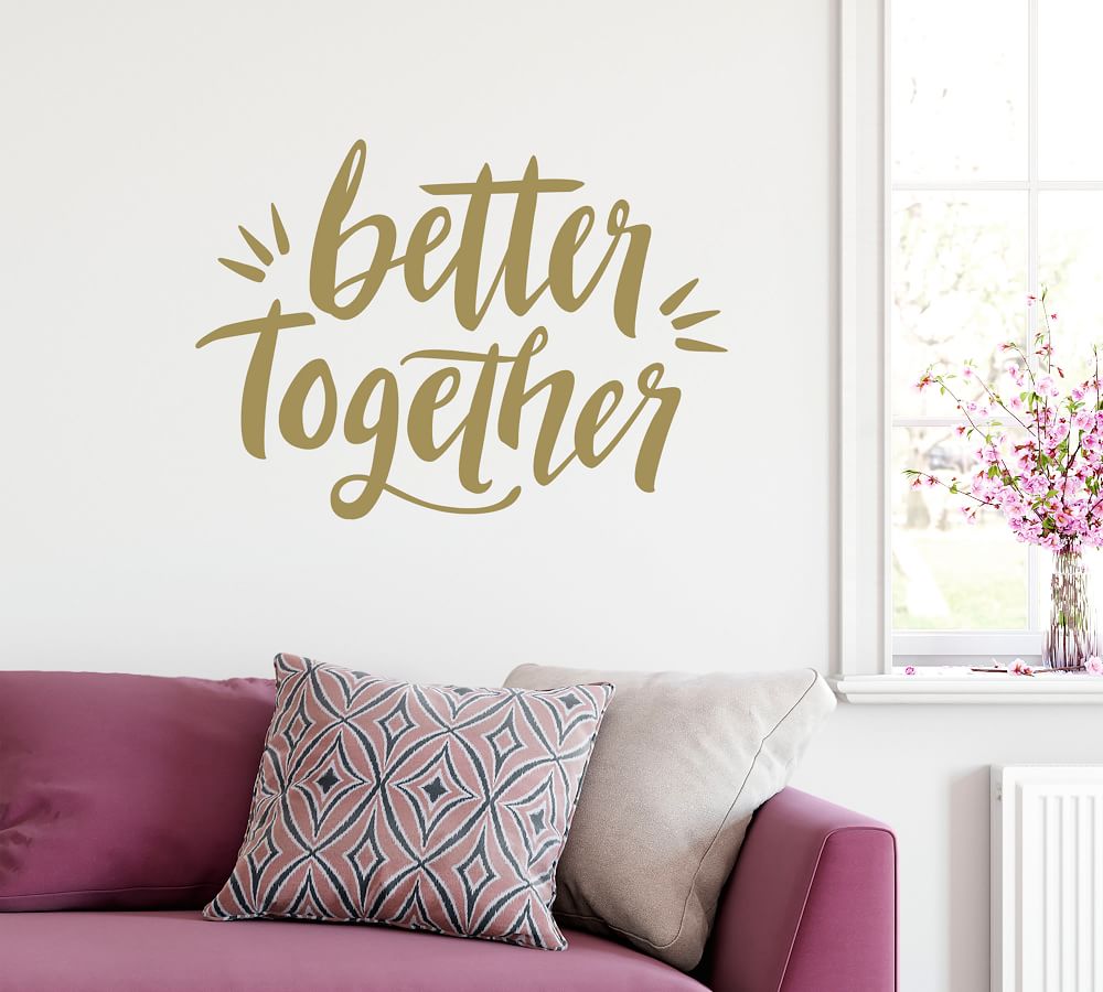 Better Together Removable Wall Decal | Pottery Barn