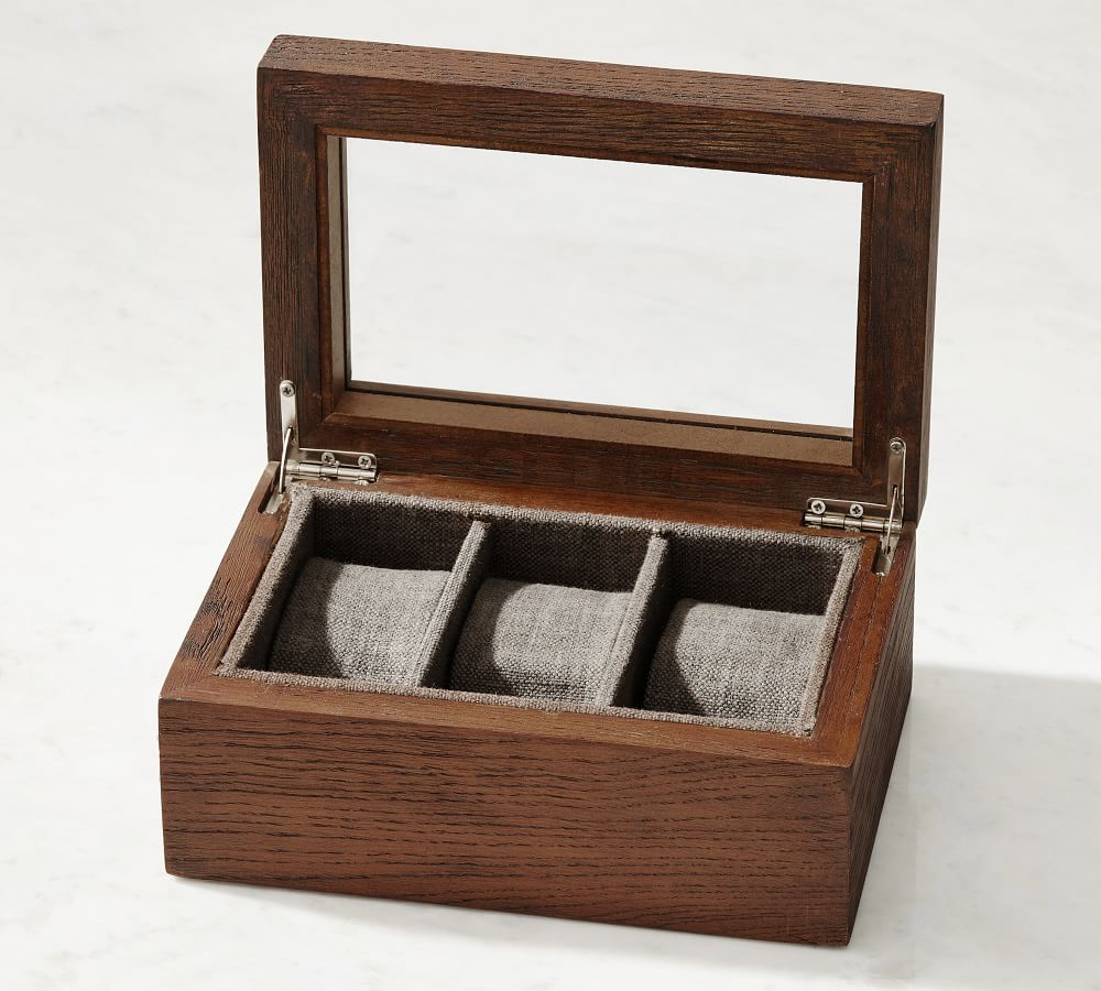 Asher Wooden Watch Box | Pottery Barn