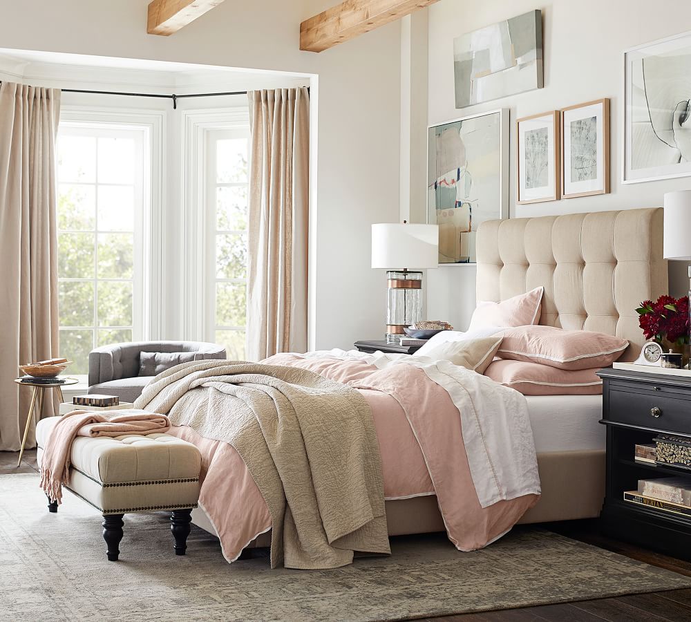 Belgian Flax Linen Curtain | Pottery Barn