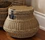 Jacquelyne Lidded Barrel Basket | Pottery Barn