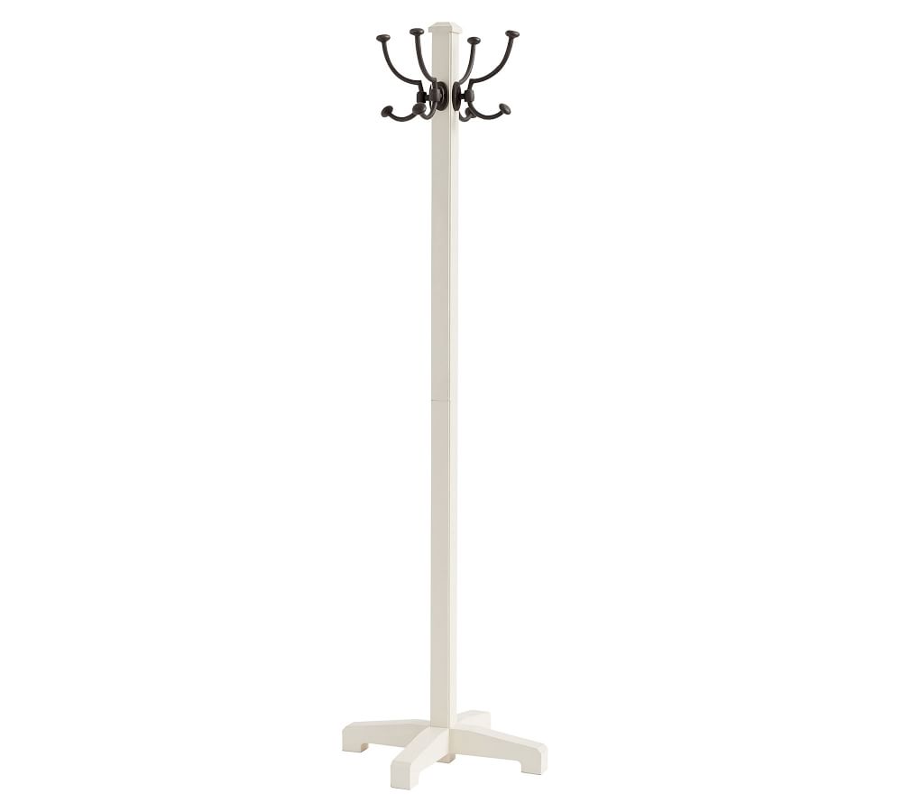 Aubrey White Coat Rack, Dutch White | Pottery Barn