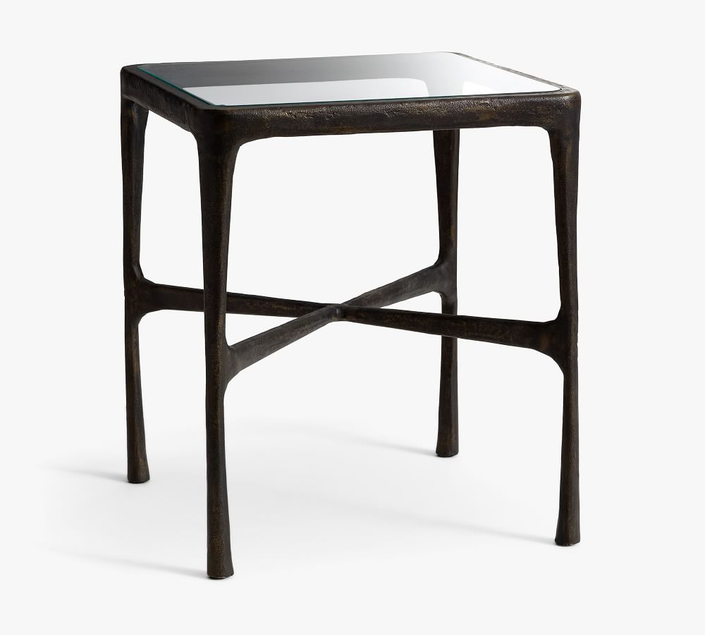 Bodhi 20 Square Metal End Table Pottery Barn