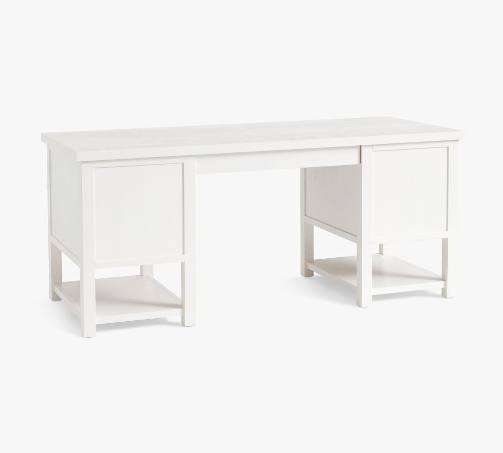 Farmhouse 70" Desk with Drawers | Pottery Barn