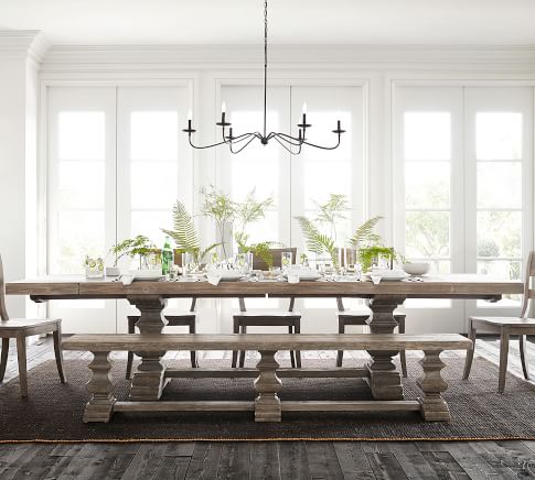 Banks Extending Dining Table | Pottery Barn