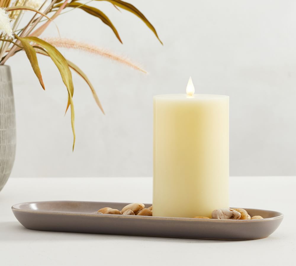 Flameless Oil Diffuser Pillar Candle With Remote | Pottery Barn
