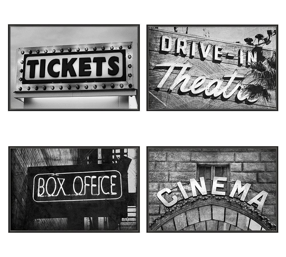 Vintage Movie Framed Prints | Pottery Barn