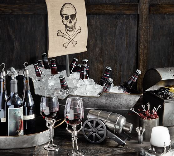 Pottery Barn Party Ice Bucket boat bar/ Halloween - munimoro.gob.pe