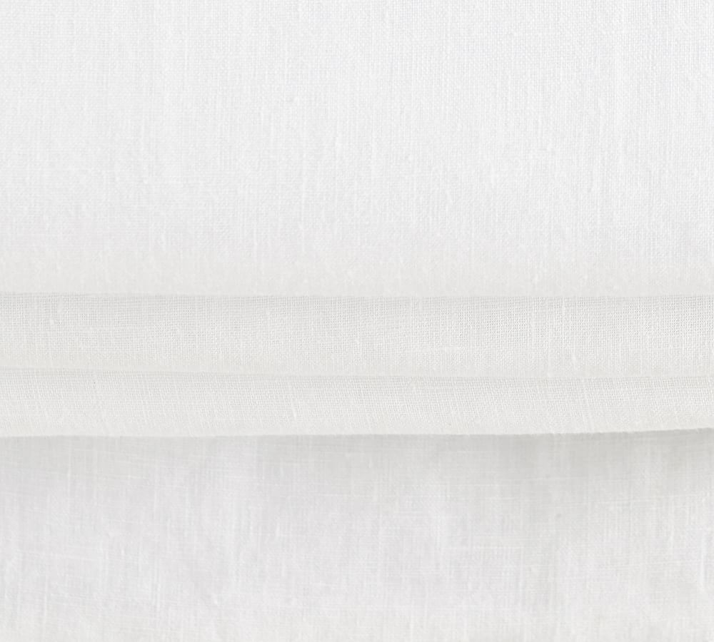 Custom Belgian Flax Linen Blackout Shade | Pottery Barn