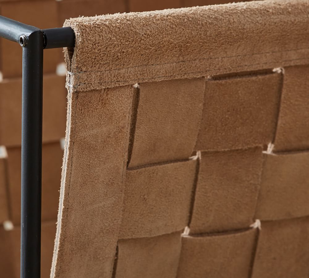 Suede Magazine Holder | Pottery Barn