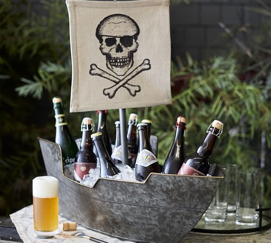 Pottery Barn Party Ice Bucket boat bar/ Halloween - munimoro.gob.pe