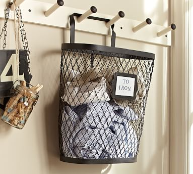 Kendall Hanging Bin | Pottery Barn