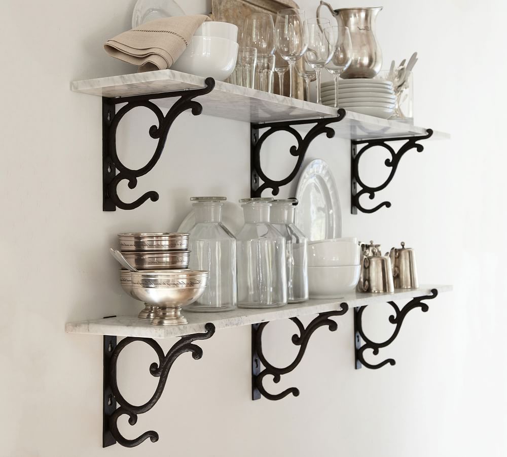 Markham Marble Shelves | Pottery Barn