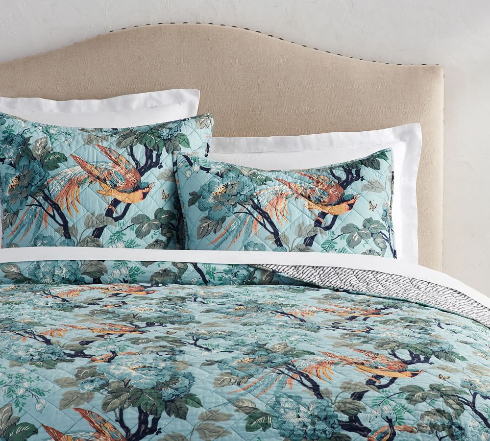 Luisa Reversible Cotton Quilt & Sham | Pottery Barn