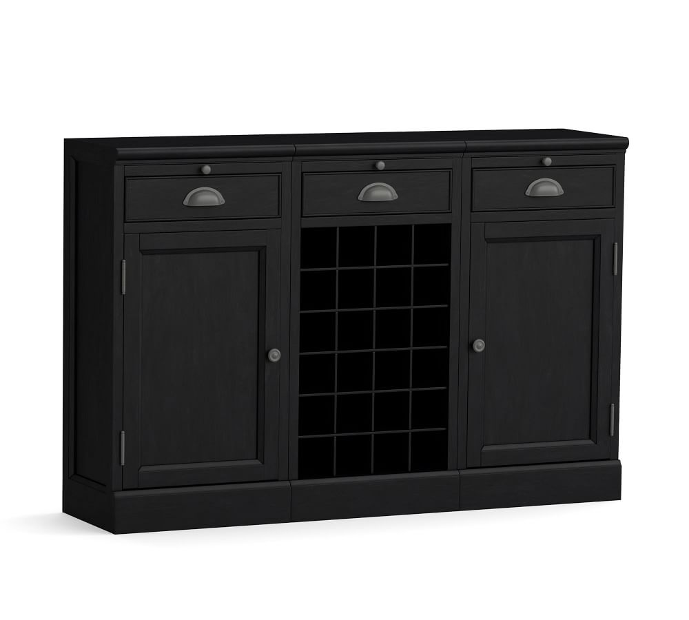 Modular Bar 54” Buffet With Wine Grid | Pottery Barn