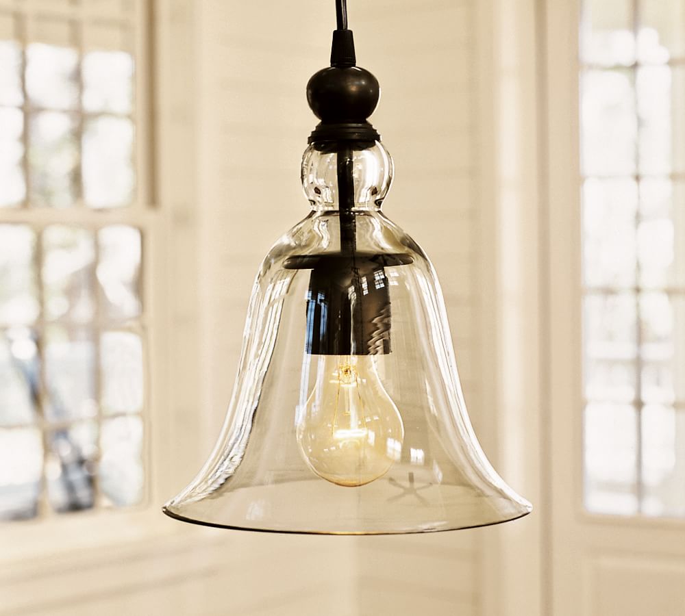 Rustic Glass Outdoor Pendant | Pottery Barn