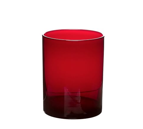 Colorful Red Glass Barware, Set of 4 | Pottery Barn