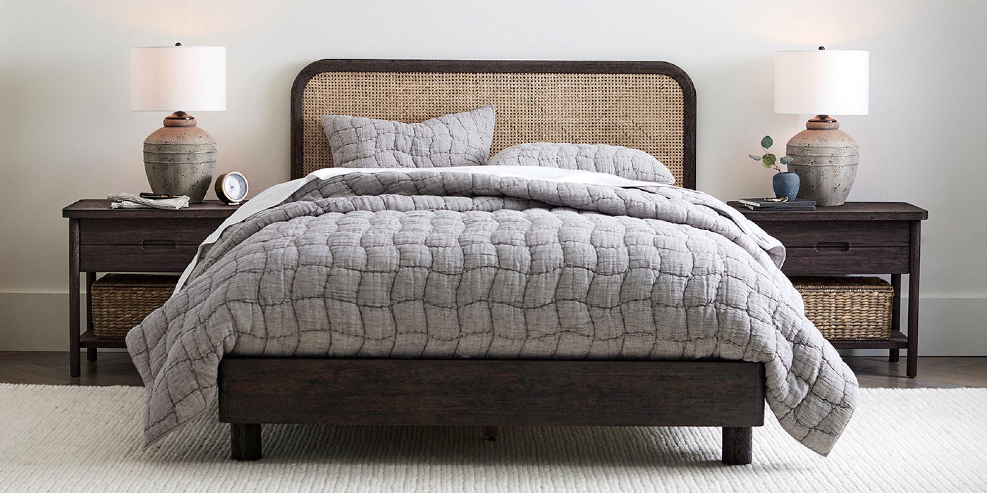 Manzanita Cane Platform Bed | Pottery Barn