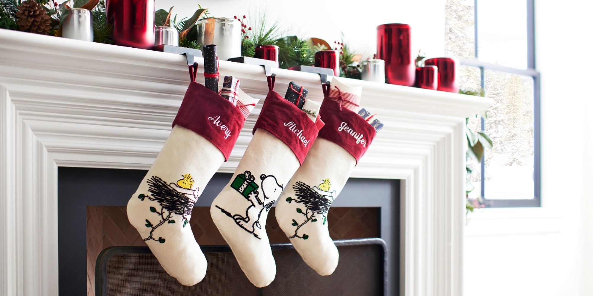 Simple Metal Stocking Holders | Pottery Barn