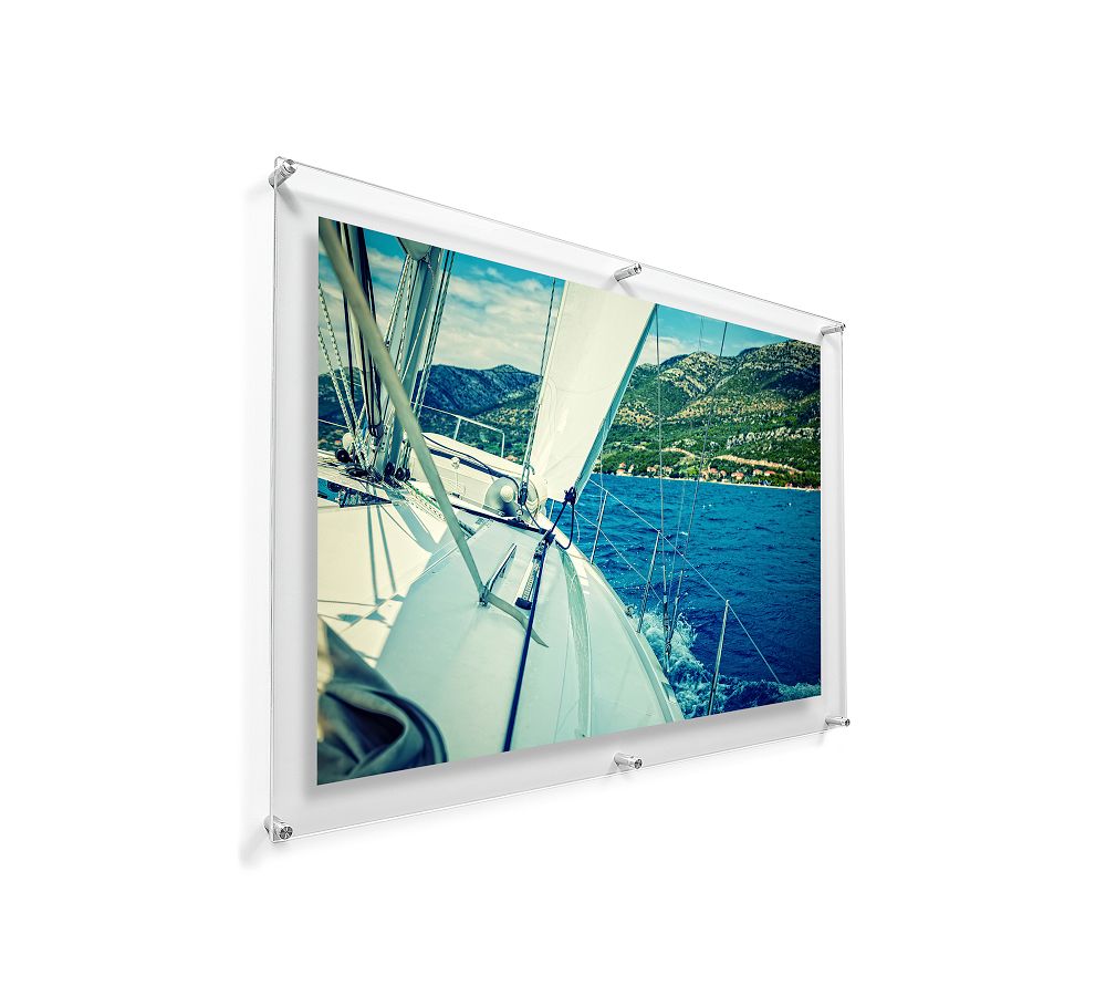 Acrylic Floating Double Panel Wall Frame | Pottery Barn