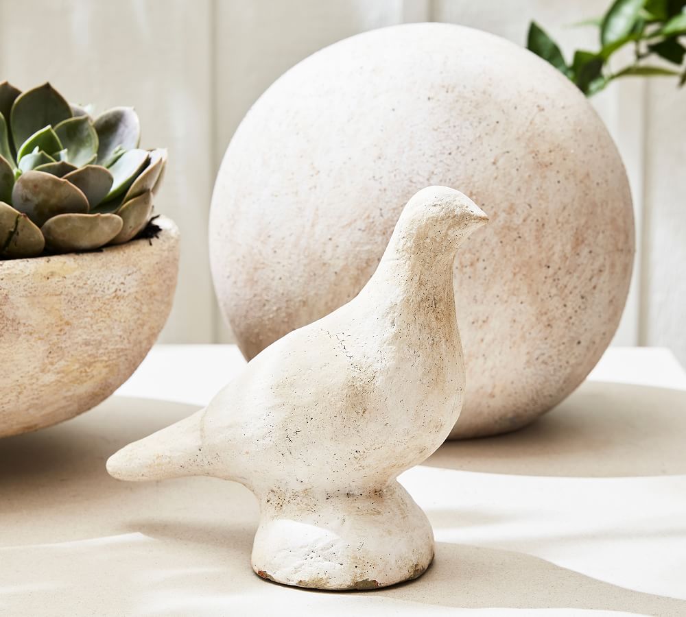 Stone Bird Garden Object | Pottery Barn