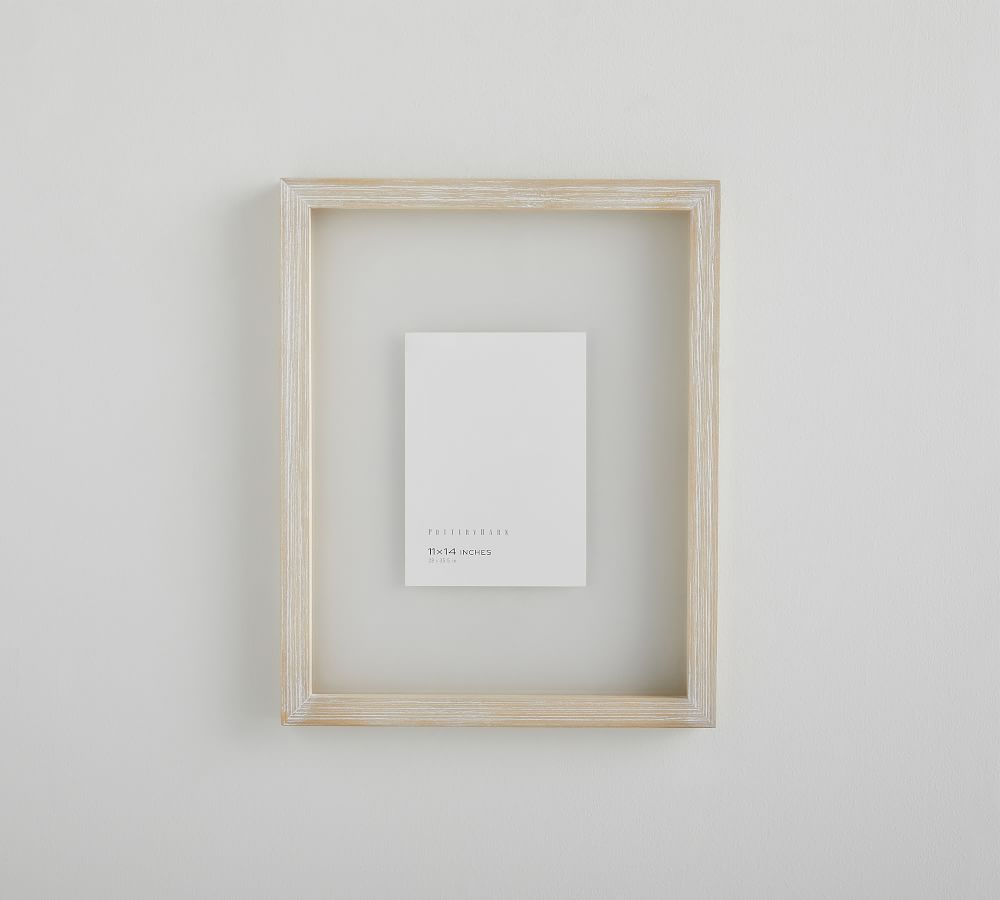 Floating Wood Gallery Frames | Pottery Barn