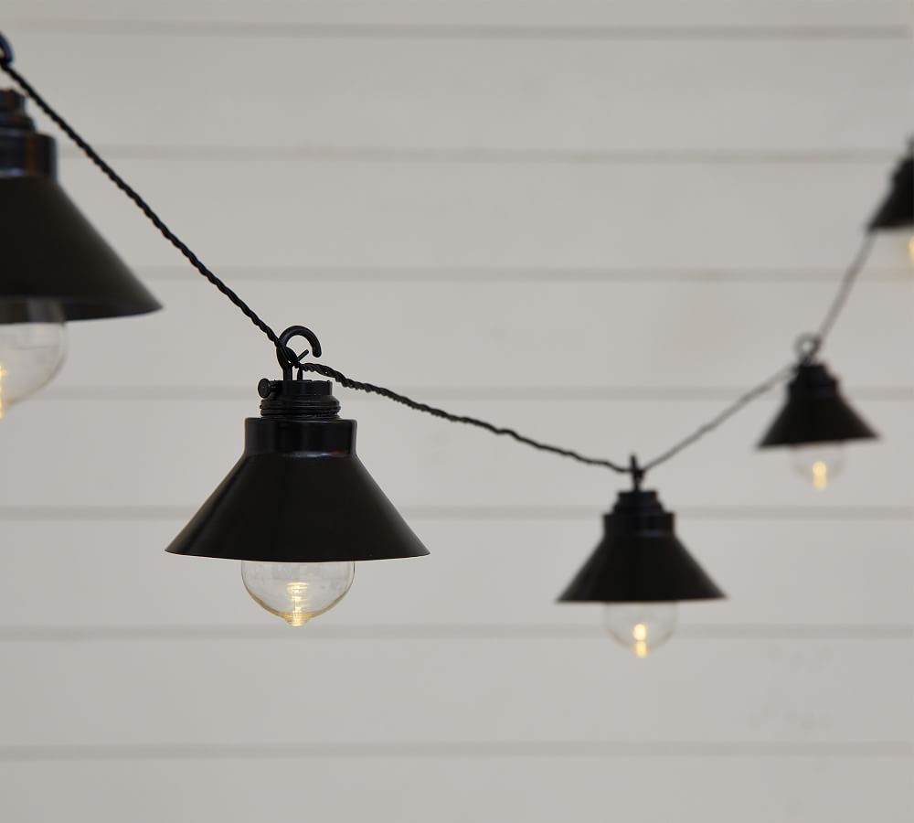 Indoor/Outdoor Modern Farmhouse String Lights - 20ft | Pottery Barn