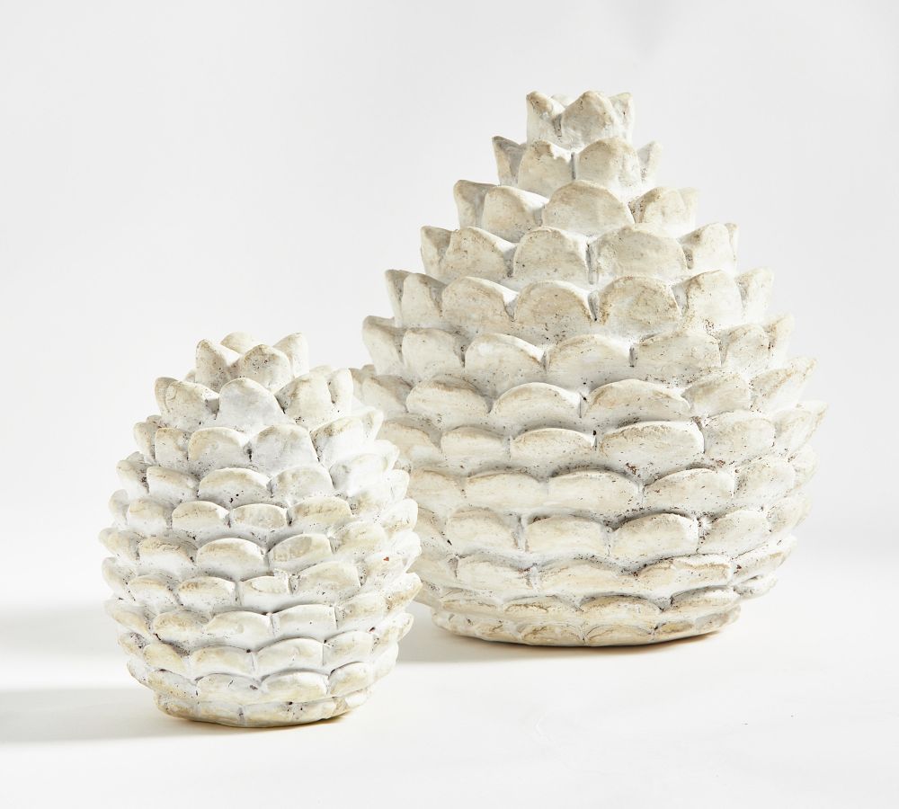 Artisan Handcrafted Ceramic Pinecone | Pottery Barn