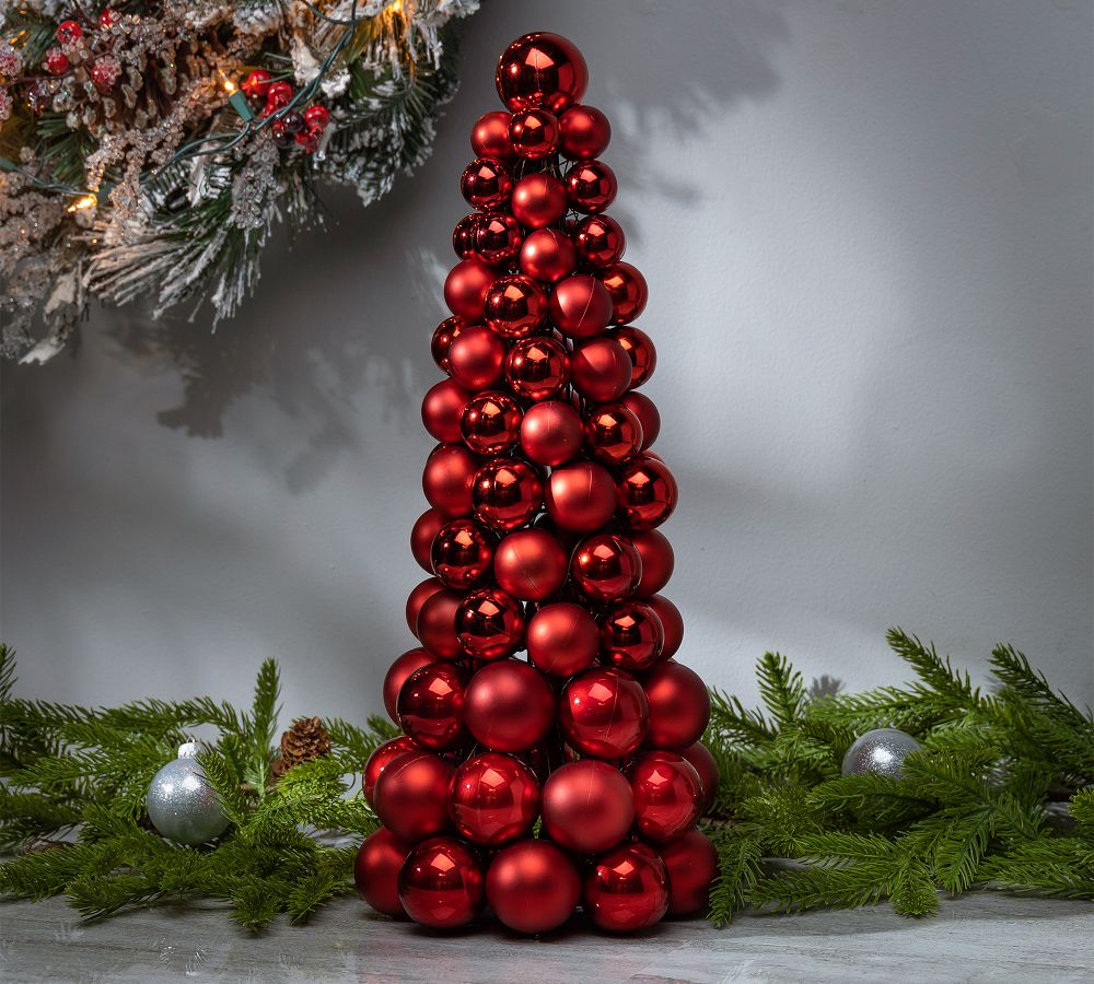 Holiday Ornament Cone Tree | Pottery Barn