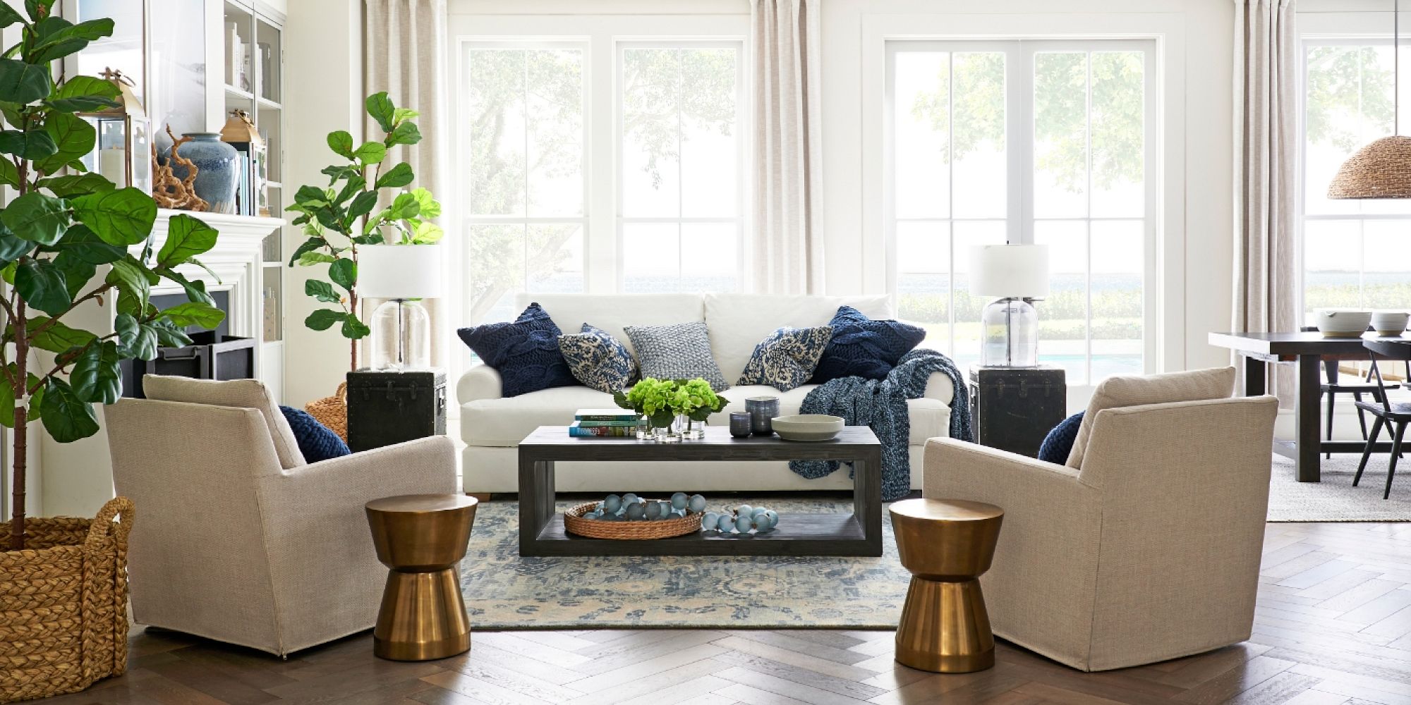 Cadyn Textured Indoor/Outdoor Pillow | Pottery Barn