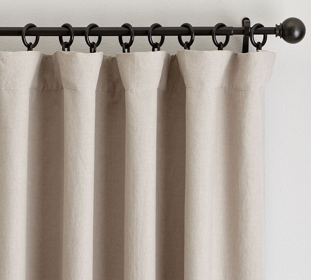 Belgian Flax Linen Curtain | Pottery Barn