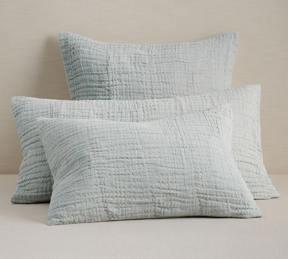 Cloud Cotton/Linen Sham | Pottery Barn