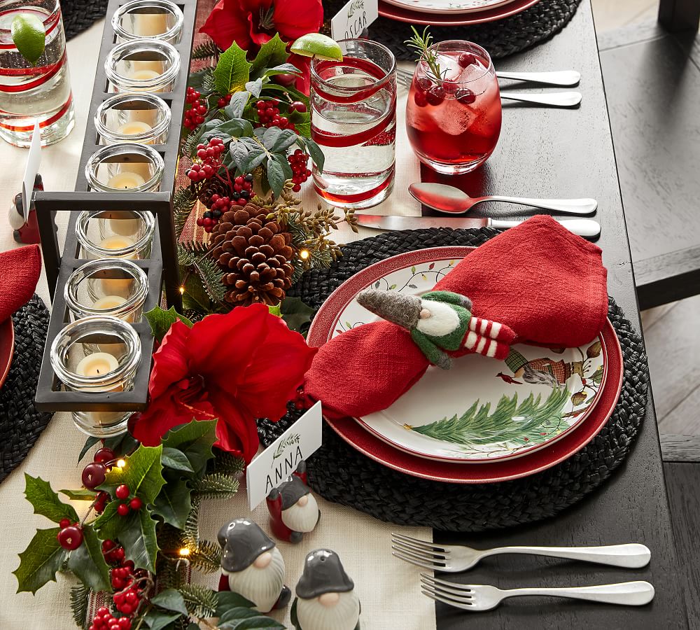 Red Ribbon Handcrafted Recycled Drinking Glasses | Pottery Barn