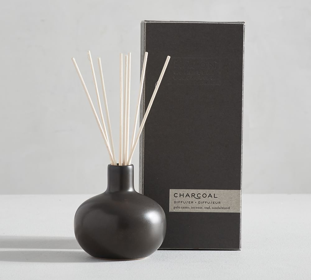 Mason Ceramic Reed Diffuser - Black Amber | Pottery Barn
