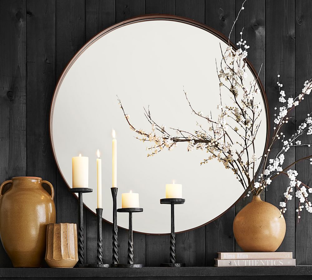 Easton Iron Pillar Candlesticks | Pottery Barn