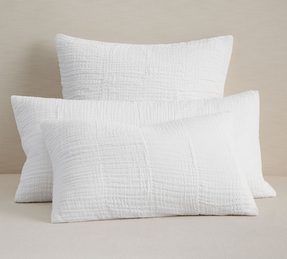 Cloud Cotton/Linen Sham | Pottery Barn