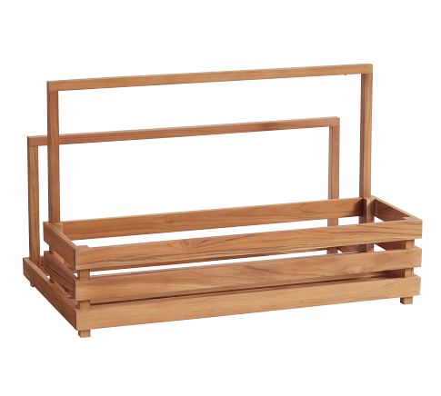 Teak Wood Pool Storage Collection | Pottery Barn