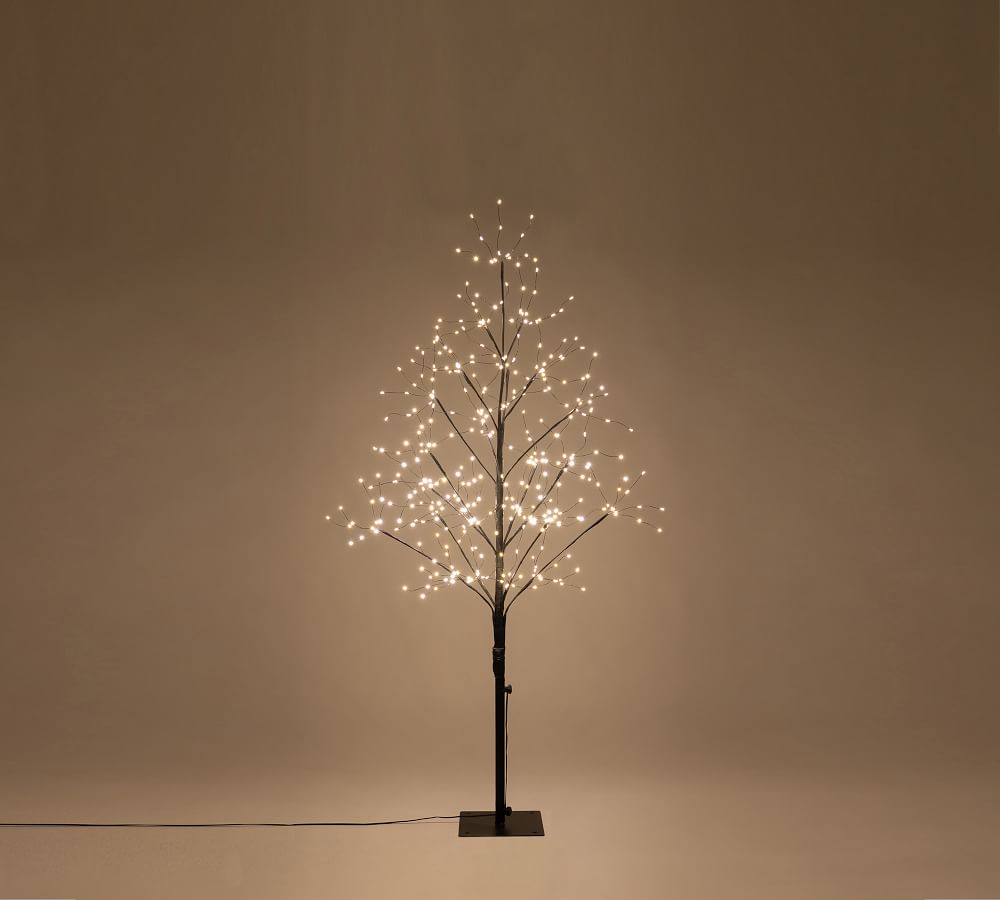 Halloween Black Fairy Pre-Lit LED Tree | Pottery Barn