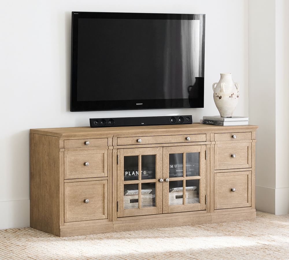 Livingston 2-Door Media Console | Pottery Barn
