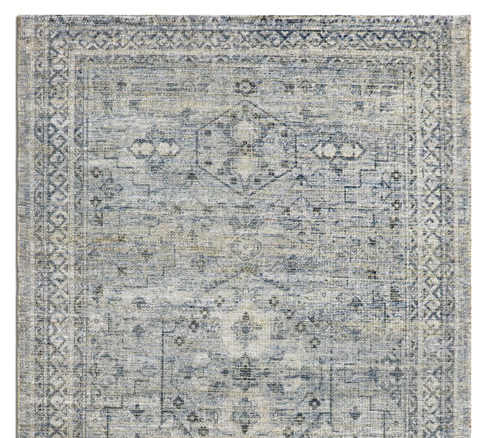 Lorre Handwoven Jute Chenille Rug | Pottery Barn