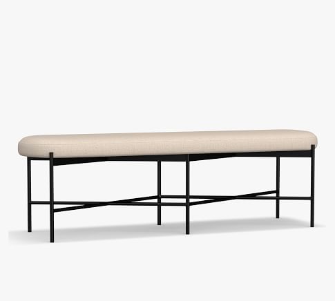 Maison Upholstered Backless Bench | Pottery Barn