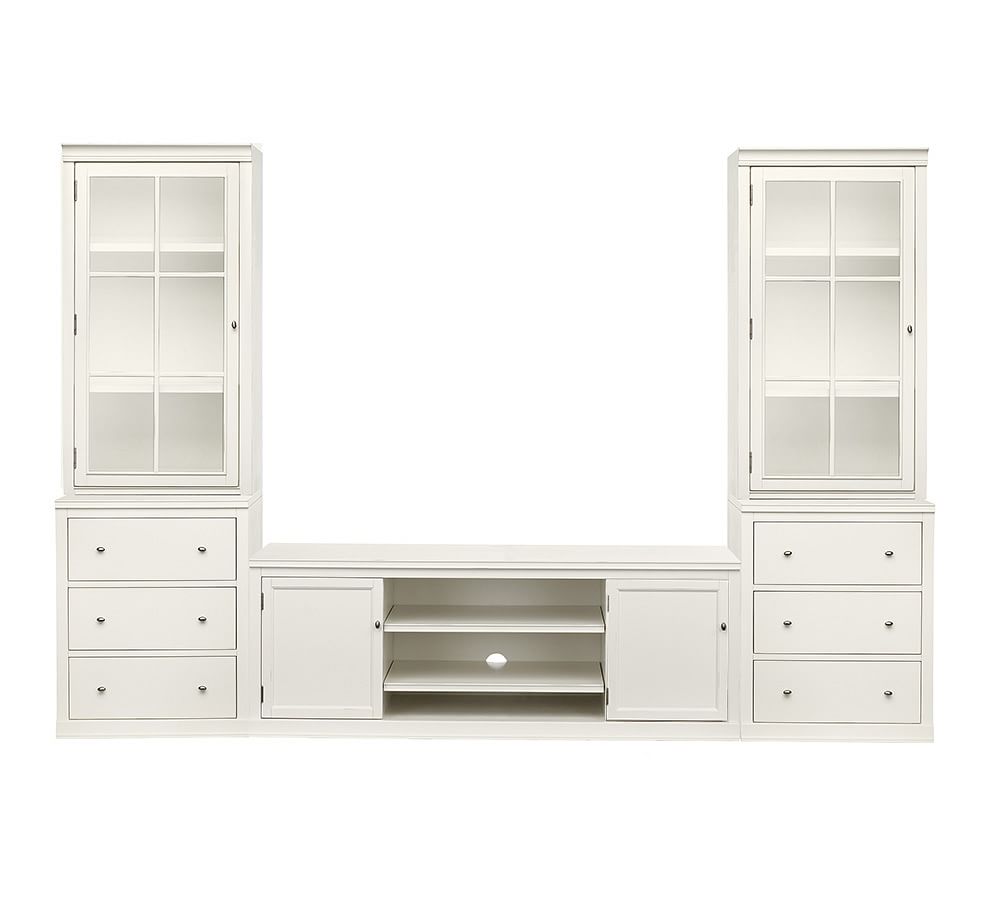 Logan 5-Piece Entertainment Center | Pottery Barn