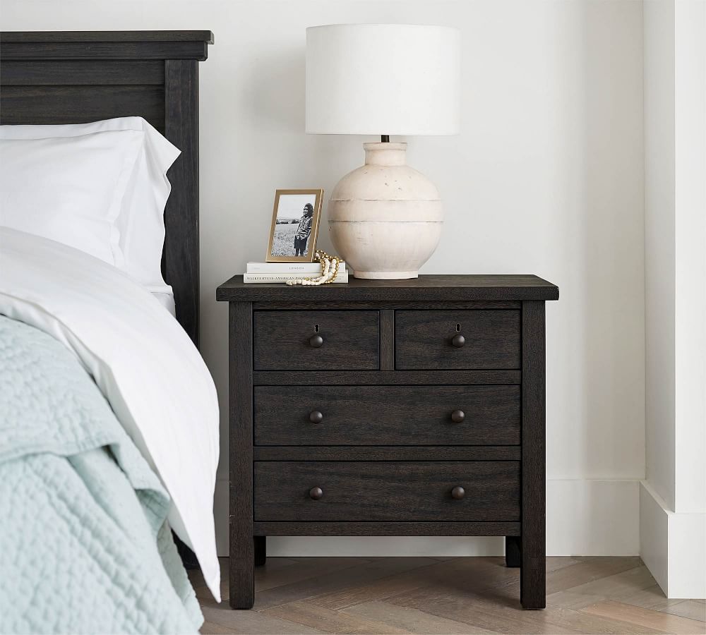 Farmhouse 4-Drawer Nightstand | Pottery Barn
