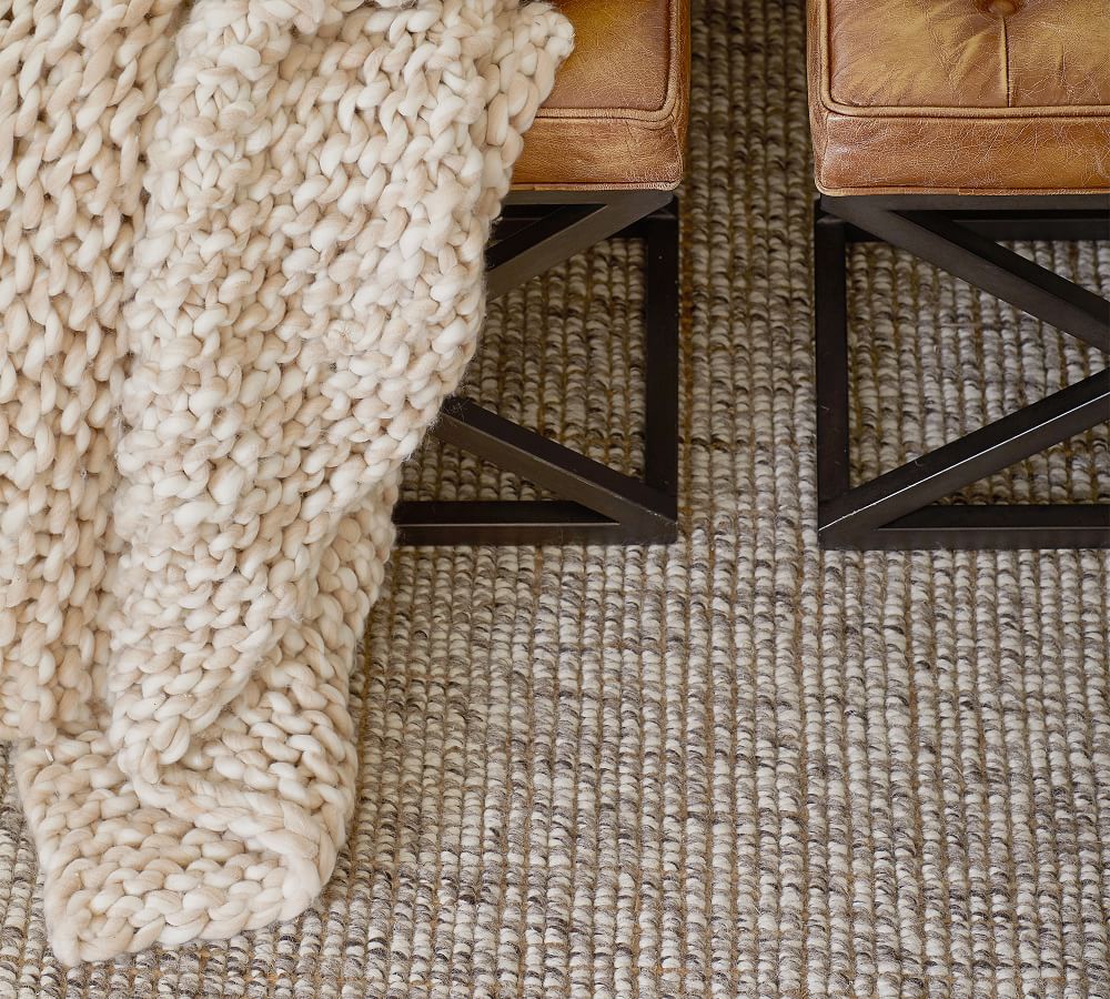 Chunky Handknit Throw | Pottery Barn