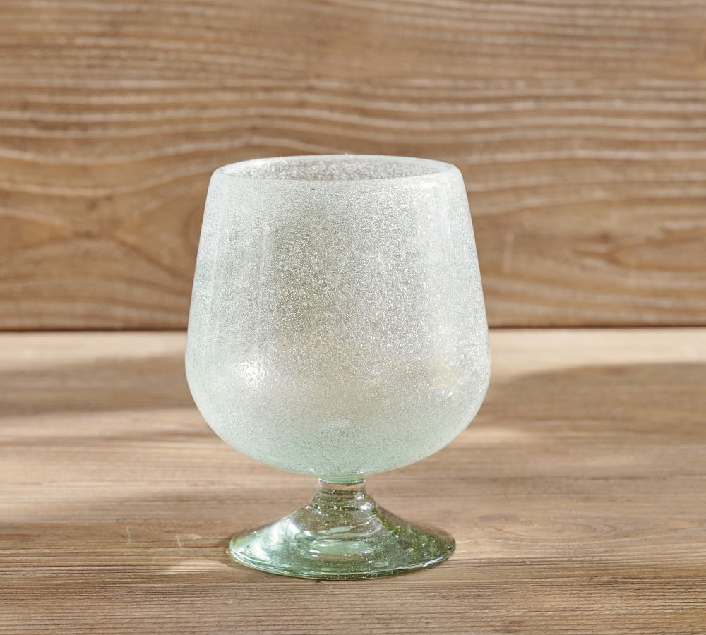 Handcrafted Recycled Sea Glass Spritzer Glasses | Pottery Barn
