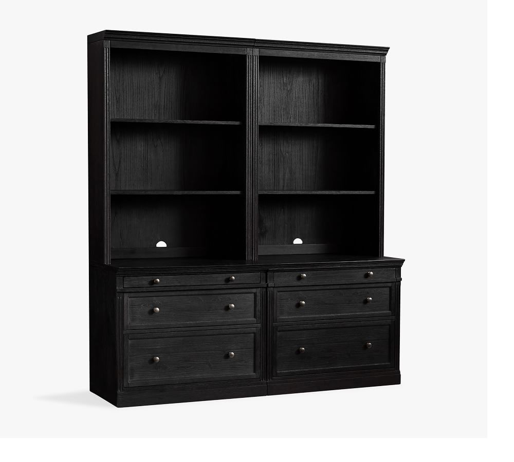 Livingston Lateral File Bookcase Suite | Pottery Barn