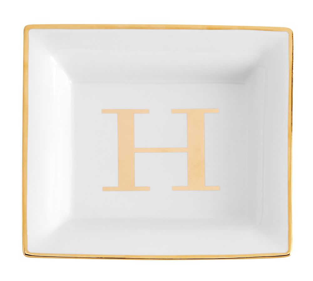 Alphabet Porcelain Catchall | Pottery Barn