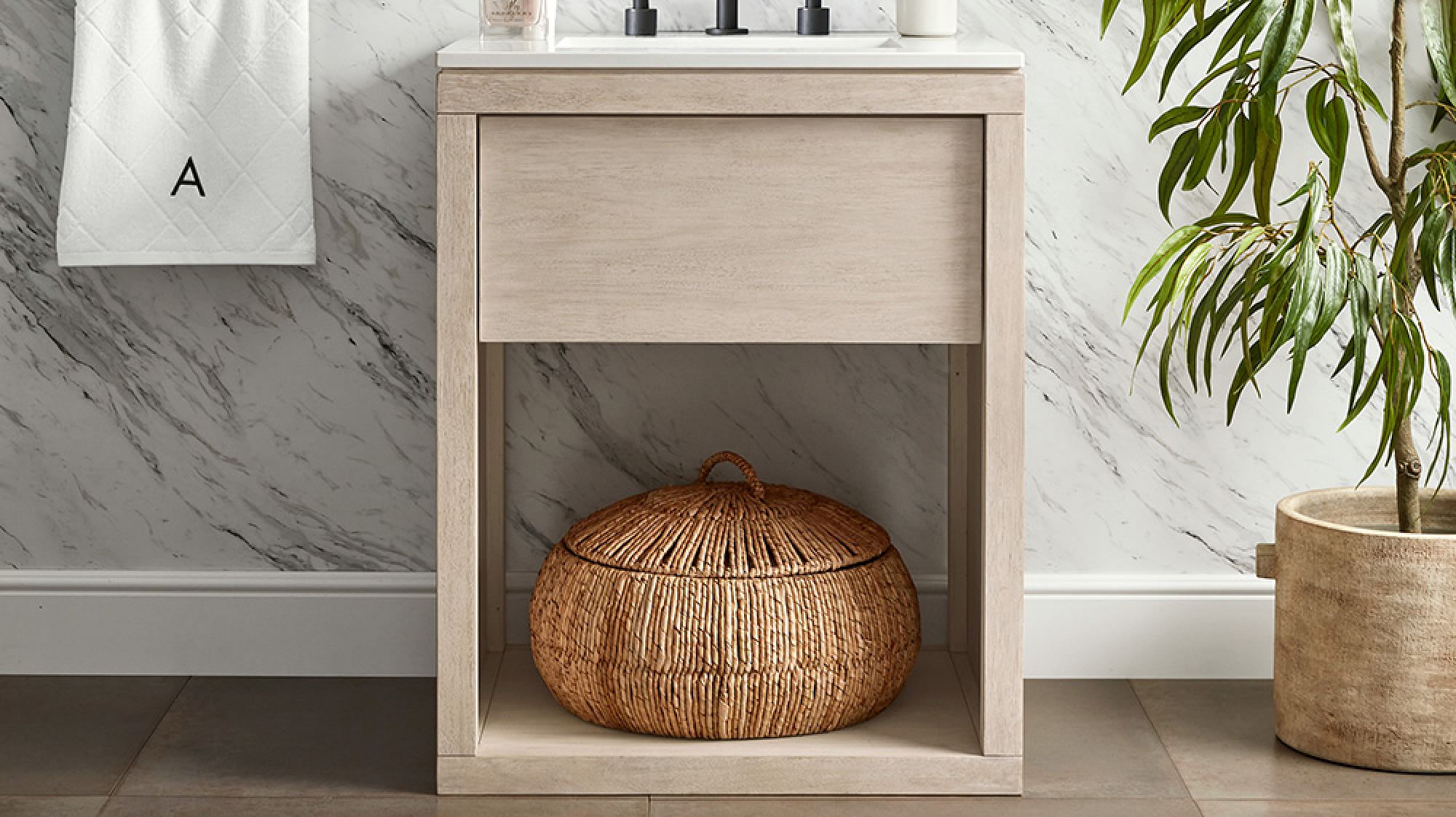 Cayman 26" Single Sink Vanity | Pottery Barn