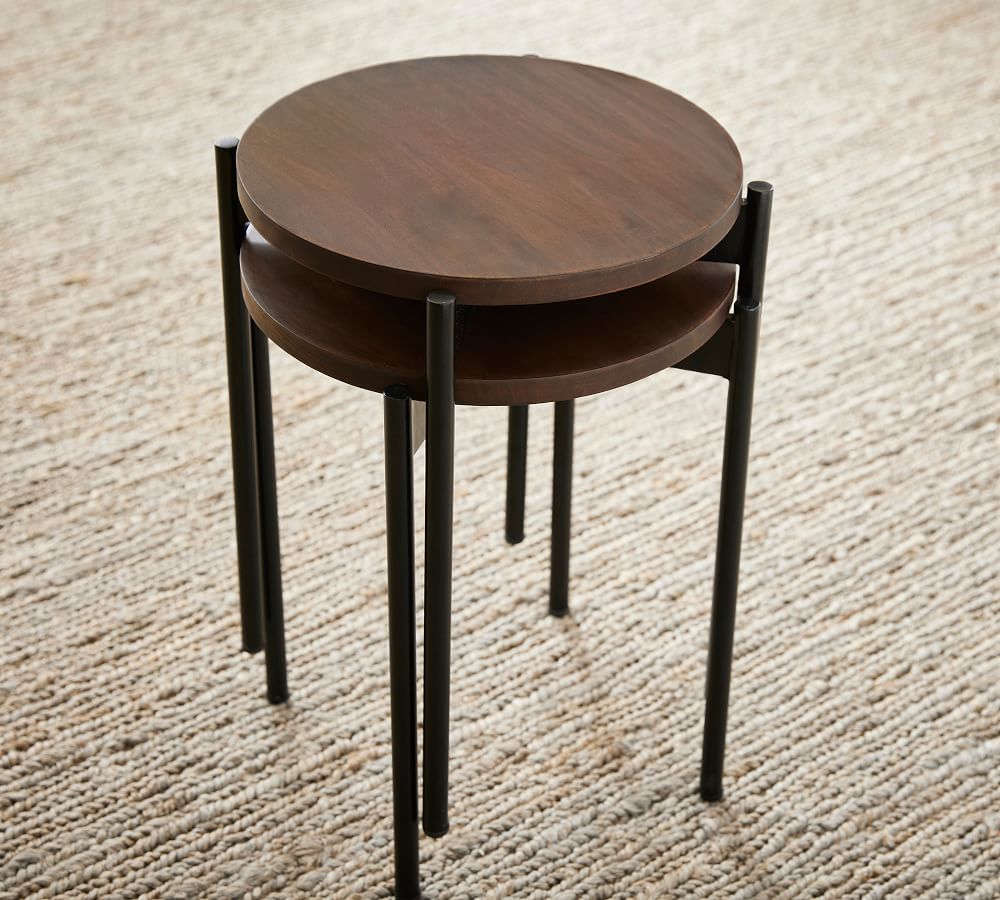 Warren Stacking Stool, Set of 2 | Pottery Barn